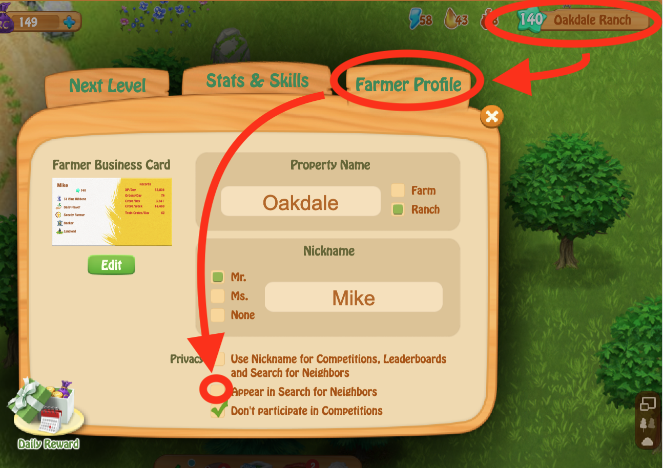 How do I add Neighbors / Friends? – Country Life Meadows